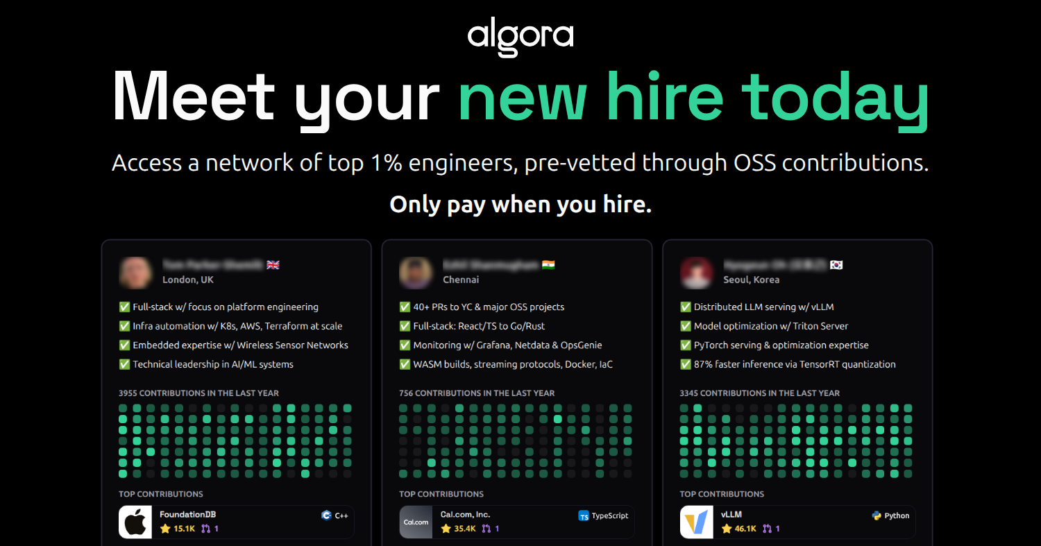 Algora - The open source Upwork for engineers | Algora
